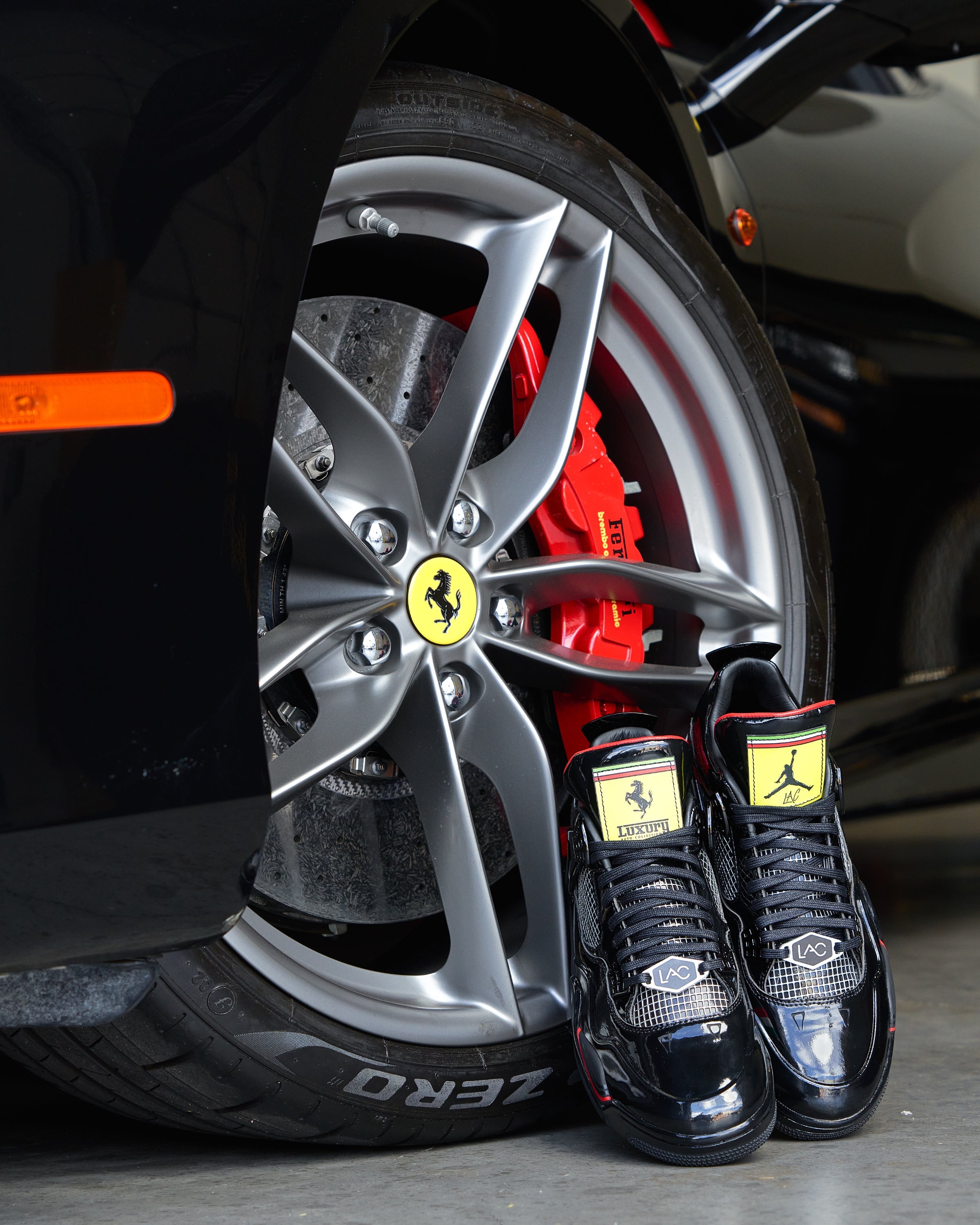 These Ferrari Inspired Jordan 4 Customs Redefine Luxury – Reshoevn8r